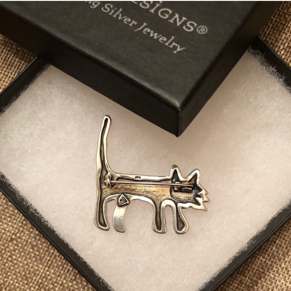 Silpada | Jewelry | Vintage Silpada Sterling Silver Cat Pinbrooch I59 ...